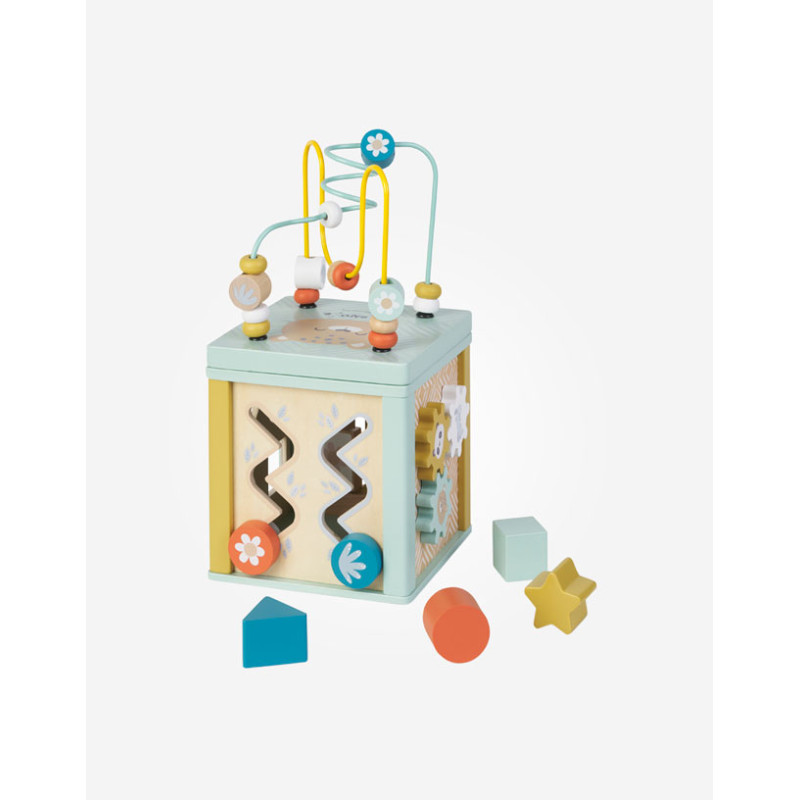CUBO MADERA DE ACTIVIDADES